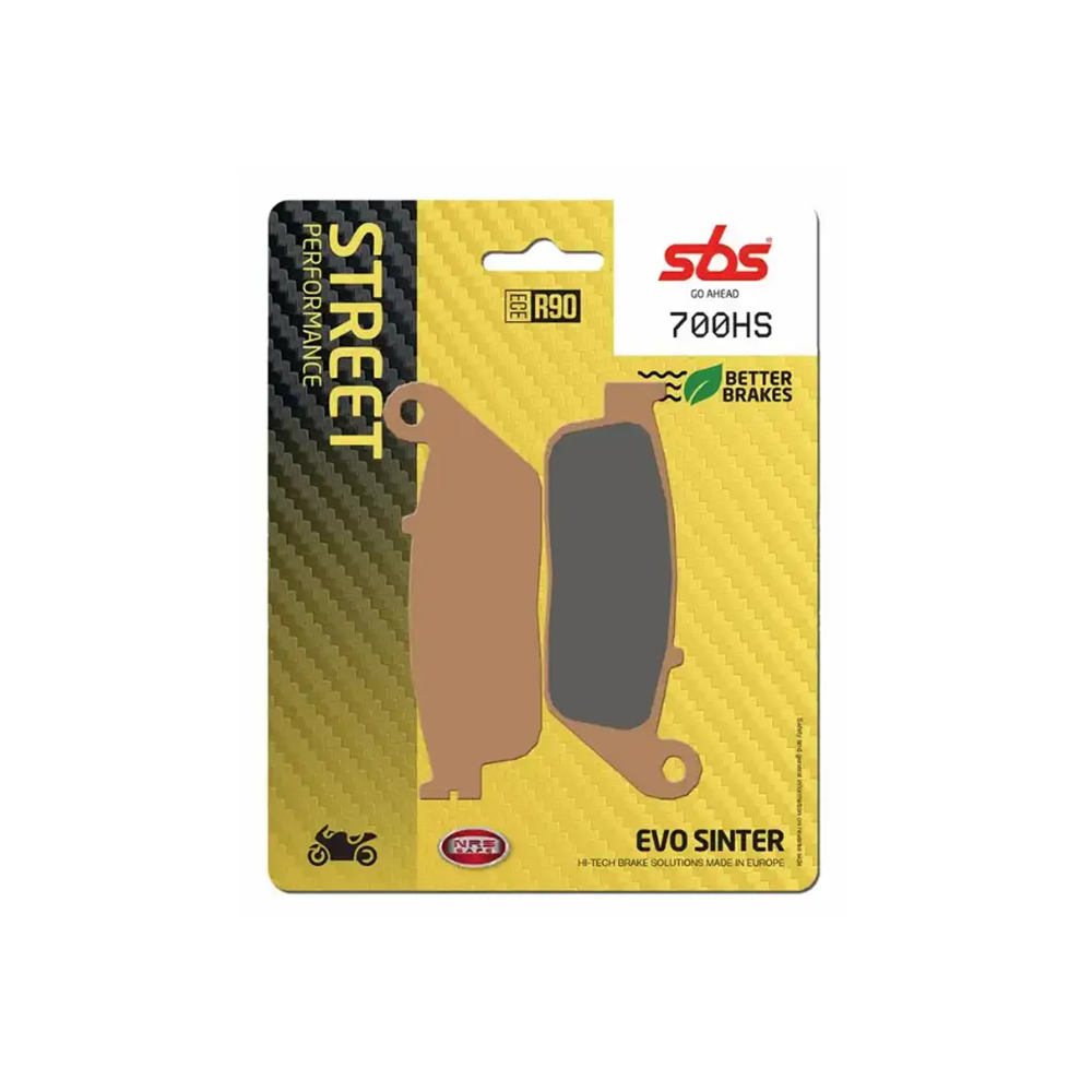 SBS 700HS FRONT SINTER BRAKE PADS (FA196) – Moto Mate